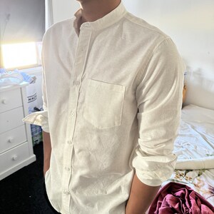 Men Mandarin Collar Shirt Sewing Pattern All Size Grading XS to XXXL in ...