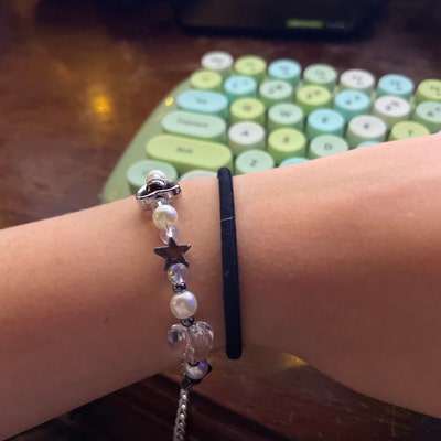 Acubi Styled Bracelets Series 1 Black White Beaded Bracelets Beaded ...