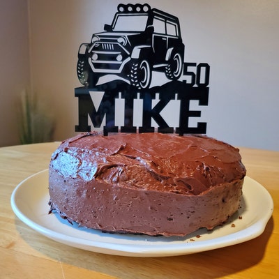 Off Road Cake Topper, off Road Truck Cake Topper, Personalized Jeep ...