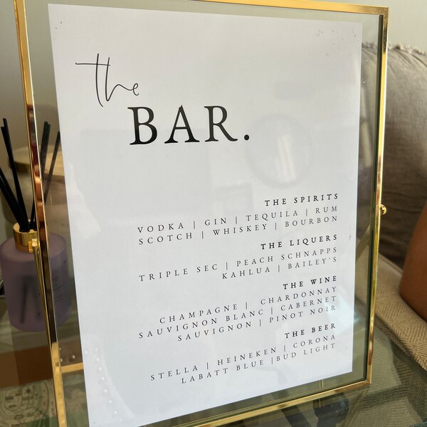 Black Table Numbers Template — Wedding Table Numbers — Minimalist Table ...