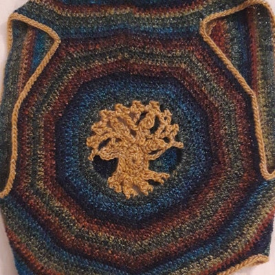 Crochet PATTERN: Embla Vest / Tree of Life Crochet Vest / Bohemian ...