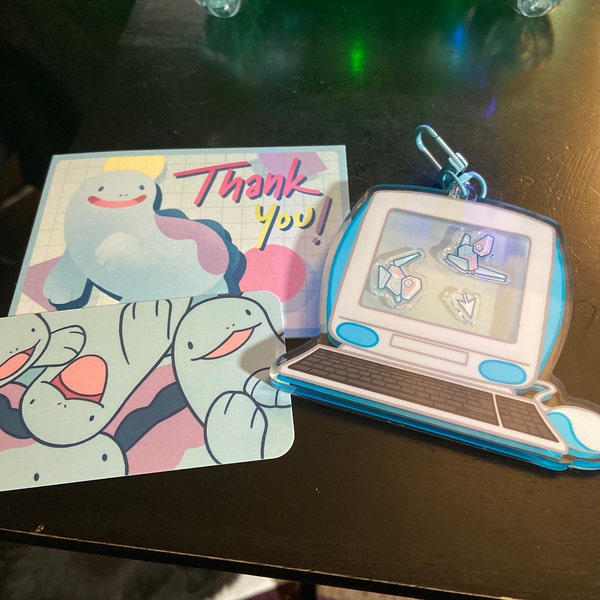 Porygon Cyber Shaker Acrylic Charm - Etsy