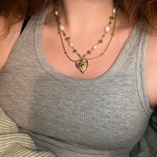 Royalcore Necklace Coquette Aesthetic Jewelry Crystal Necklace Real ...