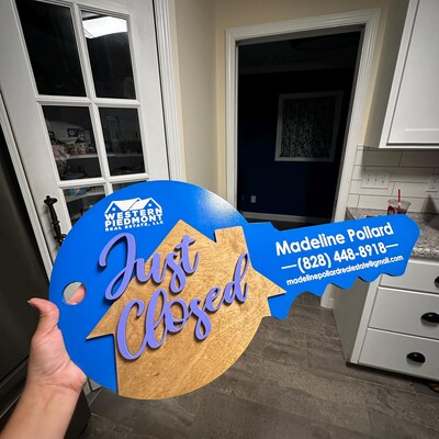 Sold Sign for Realtor, Sold Wooden Sign, Closing Gift Real Estate Agent ...