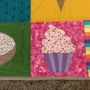 Sweet Cupcake Foundation Paper Pieced (FPP) PDF Quilt Block Pattern - Etsy