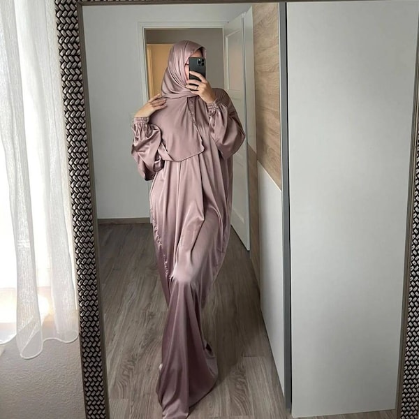 Cotton Prayer Gown | Prayer Dress | Isdaal |isdal | Prayerwear | Eid ...