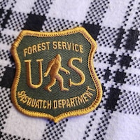 US Sasquatch Department Iron on Embroidered Patch - Etsy