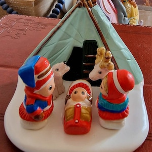 Russian Nativity Scene Handmade in Clay 1 Block 3.15x2.15x3.15 High ...