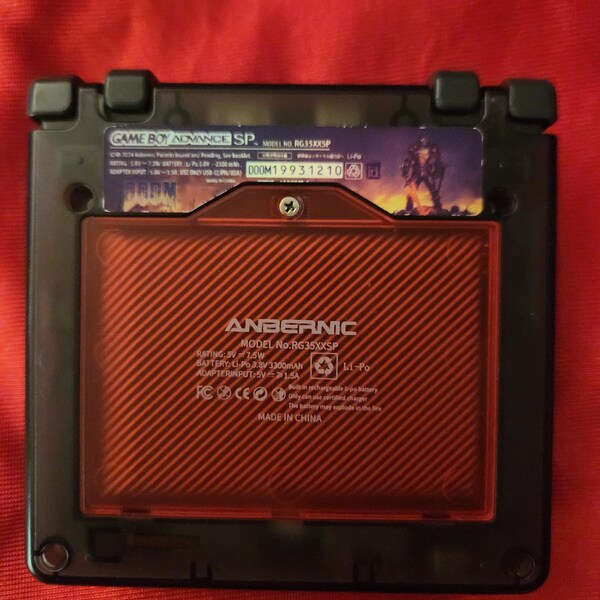 Gameboy Advance SP & Anbernic RG35XXSP Back Labels - Etsy