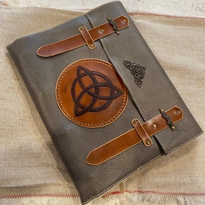 Large Custom Leather Stitched Book Personalized Gift Lamb - Etsy