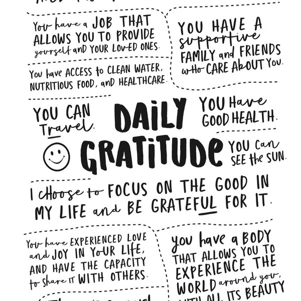 Student Daily Affirmations Printable Wall Art Positive Affirmation ...