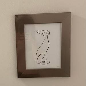 Great Dane Art Print Single Line Drawing Great Dane Gift | Etsy