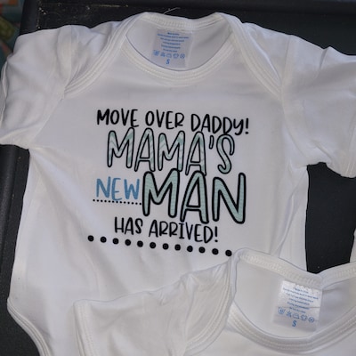 MOVE OVER DADDY Png for Sublimation Digital Clip Art New Baby Boy ...