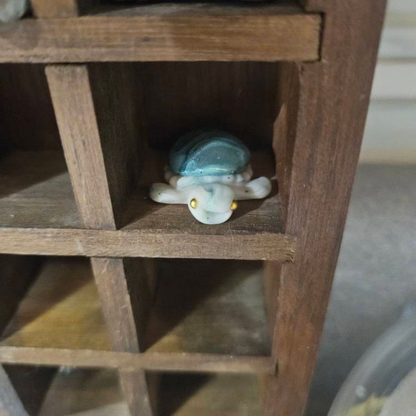 Ice Cream Turtle Desk Pet, Sea Turtle Dessert Miniature, Mini Turtle ...