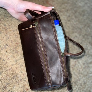 Fathers Day Gift for Dad Leather Duffle Bag Large Travel | Etsy