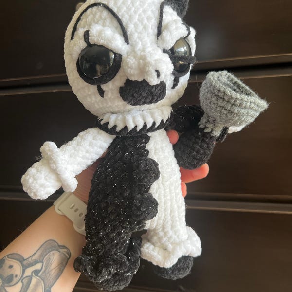 Handmade Crochet Horror Killer Clown - Clown - Handmade Stuffed Animal ...
