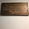Bible Verse Wall Art Wood Sign Custom Christian Wall Art Scripture ...