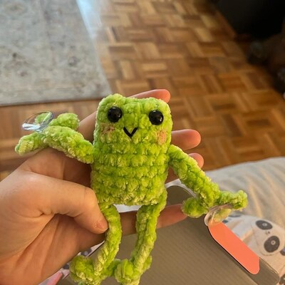 Crochet Fluffy Worry Worm Plush Anxiety Toy - Etsy UK