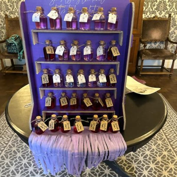 Table Top Personalised Party Shot Wall - Etsy UK