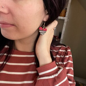 Mothman Earrings Cute Kawaii Mothman Prophecies Polymer Clay - Etsy