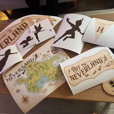 Printable Peter Pan Party Sign, Welcome to Neverland Sign, Never Grow ...