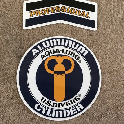 JAWS Aqua-lung Scuba Tank Decals - Etsy