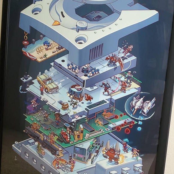 Dreamcast Exploded - Etsy