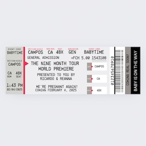 Editable Baseball Tickets, Sports Tickets, Baseball Surprise Ticket ...