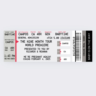 Editable Baseball Tickets, Sports Tickets, Baseball Surprise Ticket ...
