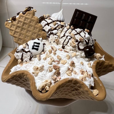 Smores Faux Drink Smores Decor Smores Tiered Tray Decor Fake - Etsy