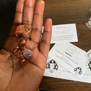 Clear Quartz & Copper Loc Jewelry, Crystal Point Dreadlock Coils, Gemstone Dread Cuffs, 3rd Eye ...