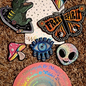 Sunflower Patch Botanical Cottagecore Iron on Patch | Etsy