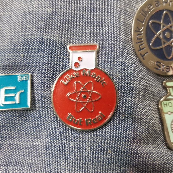 Enamel Pin Set - Science Enamel Pins - 12 Lapel Pins - Lapel Pin Set ...