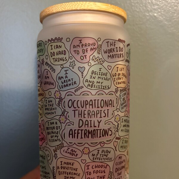 Personalized Occupational Therapist Tumbler, Custom OT Daily ...