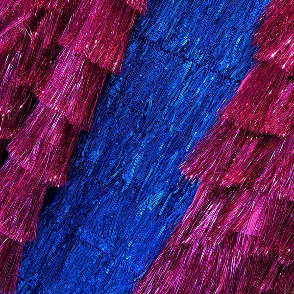 Tinsel Karma Jacket Disco, Rainbow, Hot Pink, Blue, Purple, Gold, Red ...