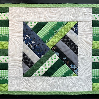 Framed Florals Quilted Placemat Pattern Digital Download by Tulip ...