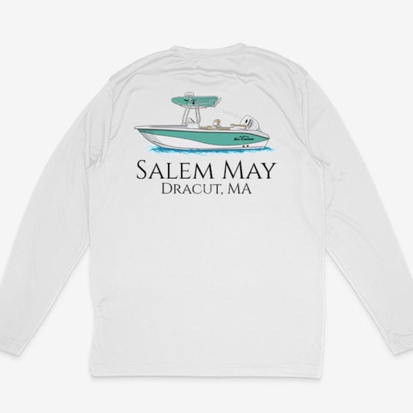 Custom Performance Boat Shirt - Long Sleeve ARTWORK INCLUDED - Etsy