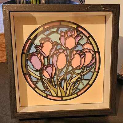 Sunflower Shadow Box Svg,sunflower SVG , Flower 3D Svg ,flower Mouse ...