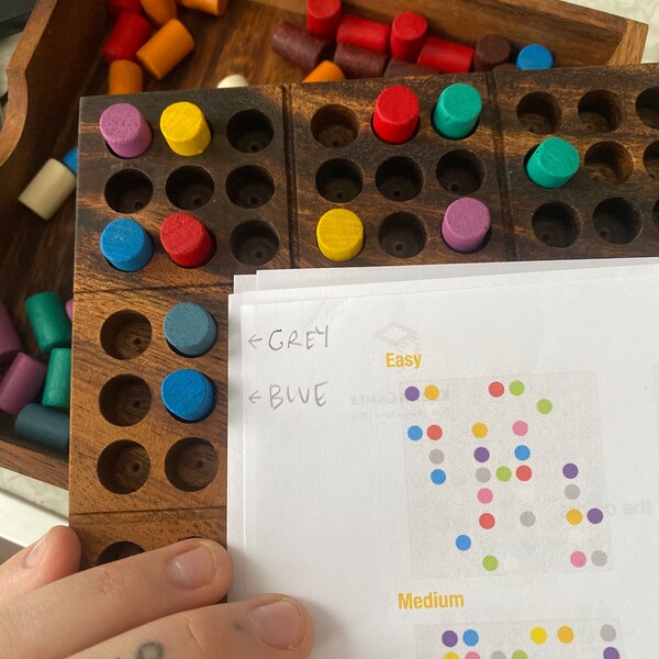 Tic Tac Toe Tabletop Game Set XOX Game for Kids, Tic Tac Toe Game for ...