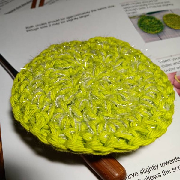 Circle Scrubby Crochet Pattern | Round Crochet Scrubby Pattern - Etsy