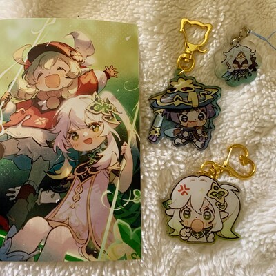 Wanderer X Nahida genshin Impact 1.5-2 Inch Charms - Etsy