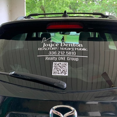Custom QR Code Decal Realtor Decal KW Real Estate Agent Decal KW Decal ...