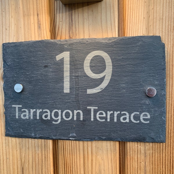 House Sign | Slate House Plaque | Slate Name Plates | House Name Plates ...