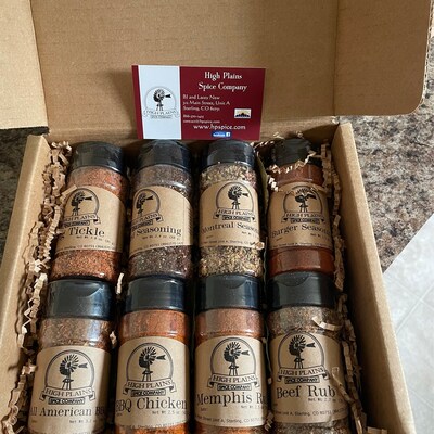 Italian Lovers BBQ Rub and Baking Spices Gift Set of 4 Gourmet Meat and ...