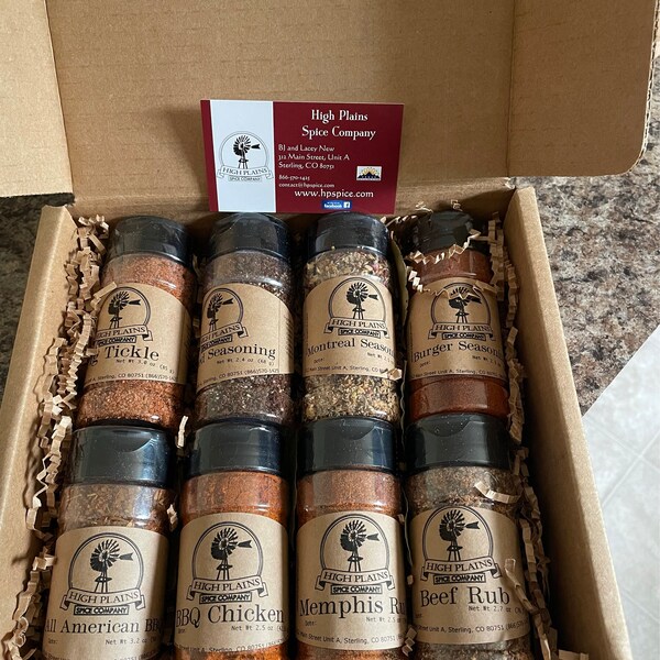 Sausage Sampler ~ BBQ Rub and Baking Spices Gift Set of 4 ~ Gourmet ...
