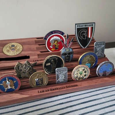 U.S. Army Coin Rack Army American Solider Military Challenge Coin ...