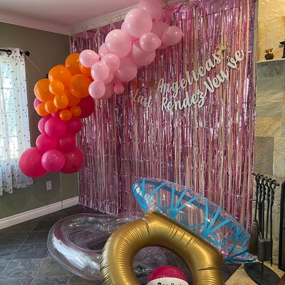 Personalized Pink Pool Party Beach Balls for Bachelorette Party ...