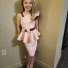Kelly Green Pageant Dress With Peplum Girls Neoprene Homecoming Outfit ...