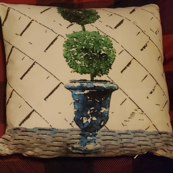 Topiary Pillow Cover - Etsy