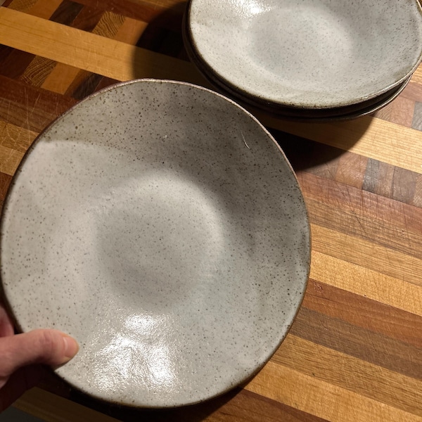 Rustic Handmade Black Ceramic Platter, Stoneware Extra Large Serving ...